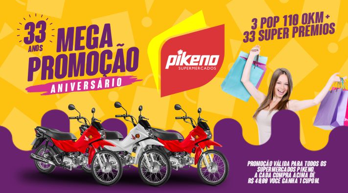 Pikeno Supermercados inicia mega promoção de 33 anos - SãoRaimundo.com